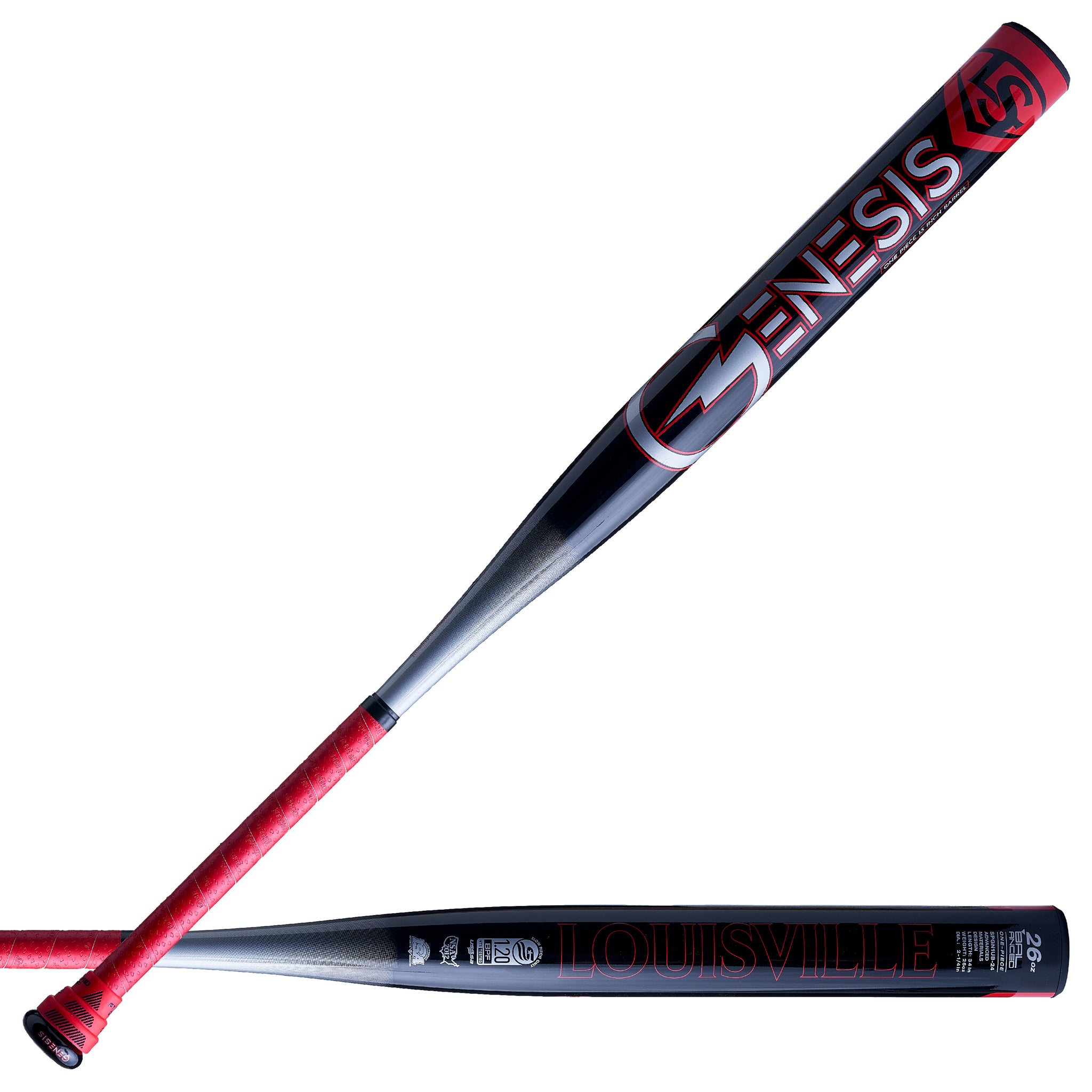 Genesis 1 Piece Balance USSSA Bat – Slugger Slow Pitch